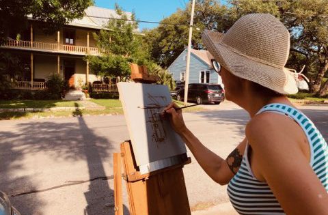 Giving back: Lockhart artist makes a creative donation – Post Register
