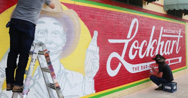 Welcome mural – Post Register