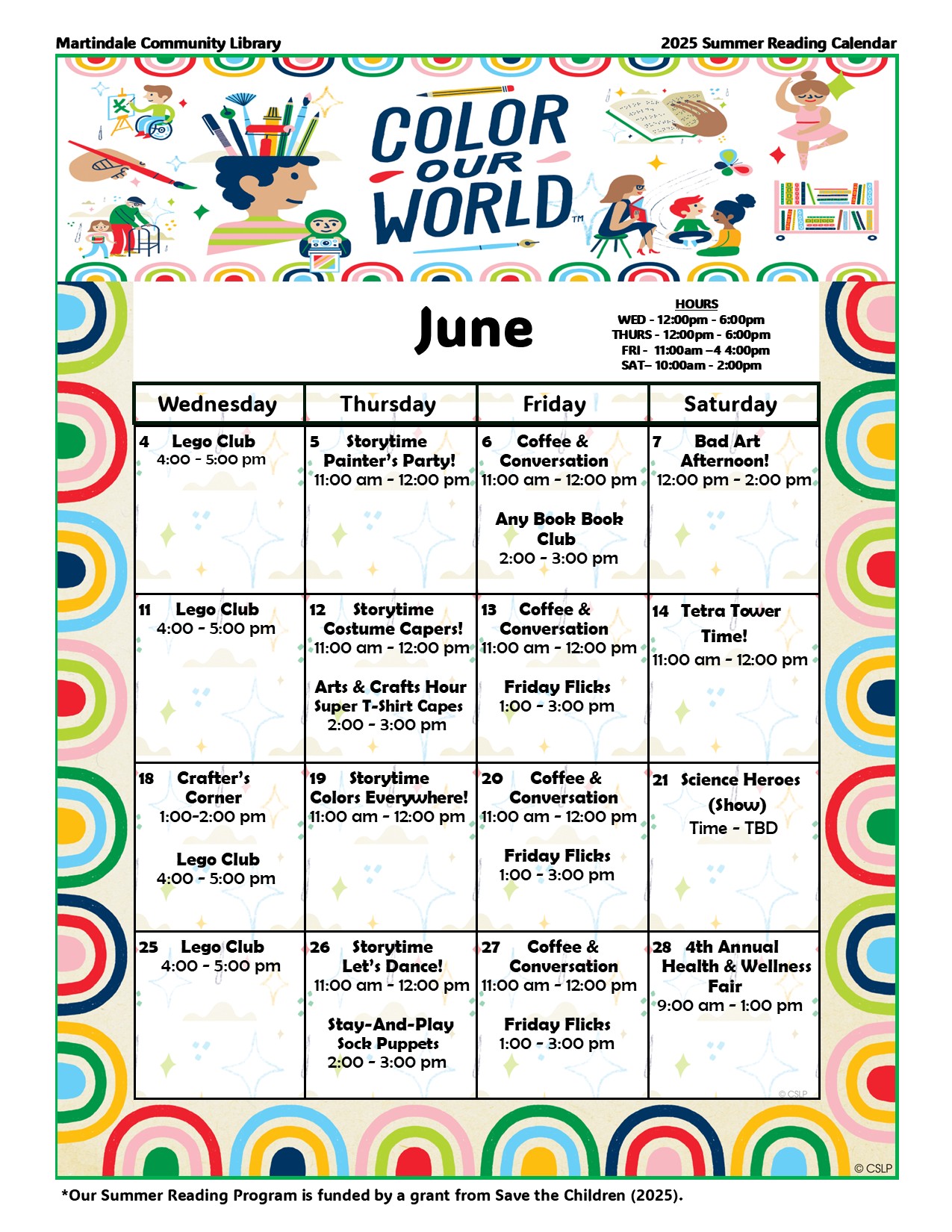 Martindale Library launches summer reading program for all ages – Post ...